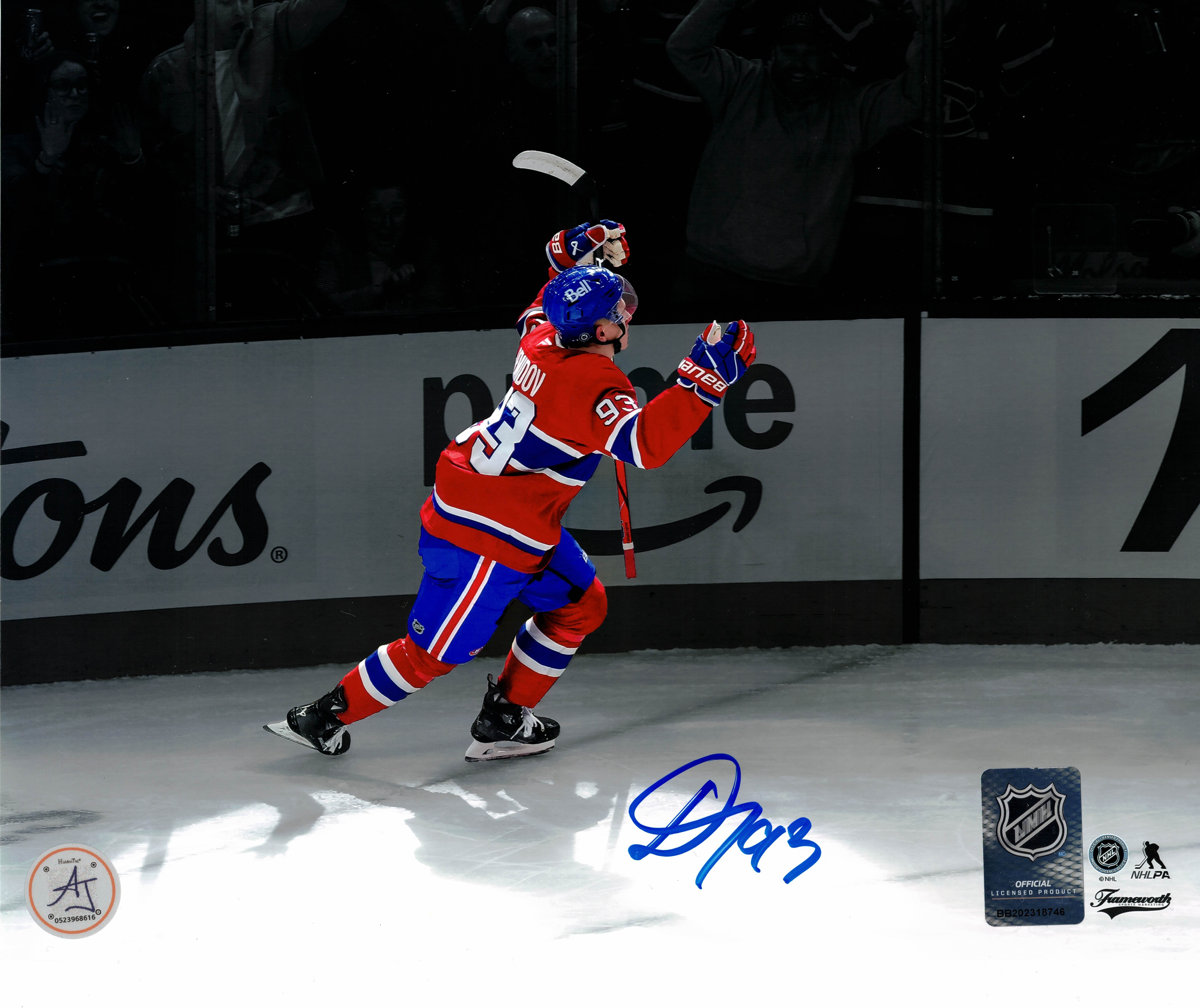 Ivan Demidov Autographed Montreal Canadiens Spotlight 8x10 Photo – Player X