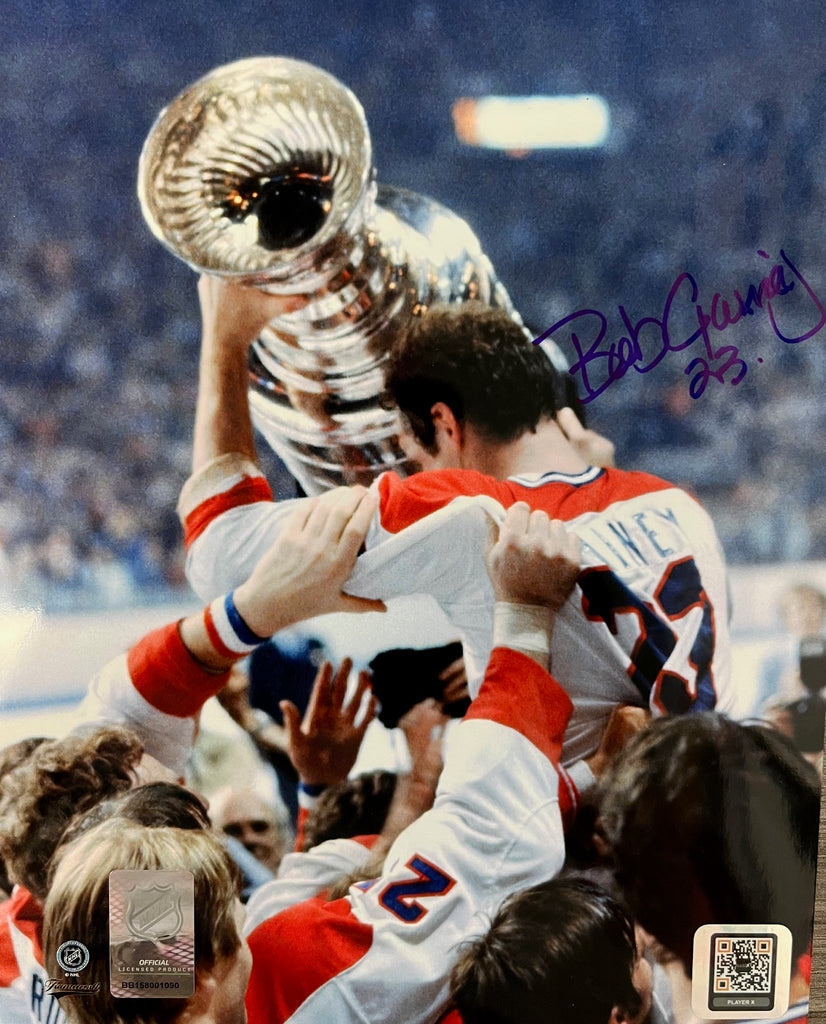 8x10 Bob Gainey Autographed Photo – Player X